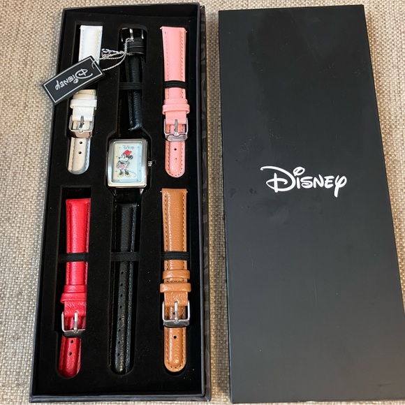 Disney | Accessories | Disney Minnie Mouse Watch With Interchangeable ...